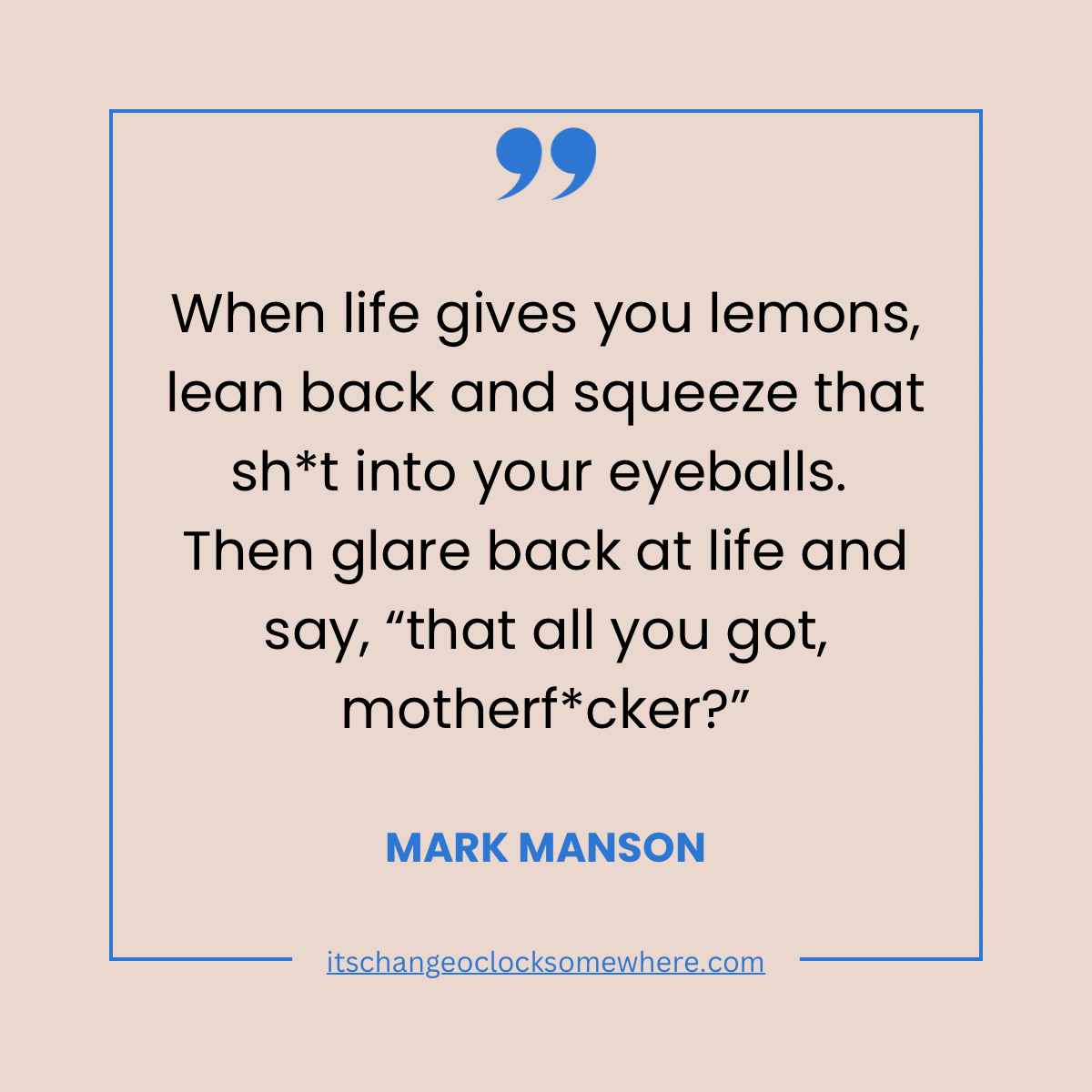 Find Your Swagger – It's Change O'Clock Somewhere